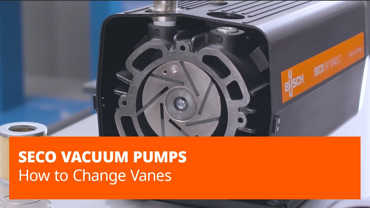 How to Change Vanes in SECO Vacuum Pumps - YouTube