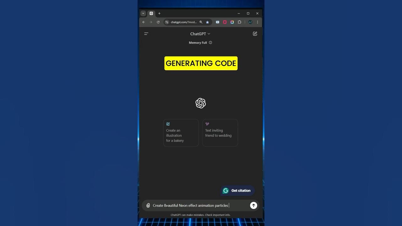 Particle Animations With Chatgpt Using Html Css Js Shorts Coding Yshorts Youtube