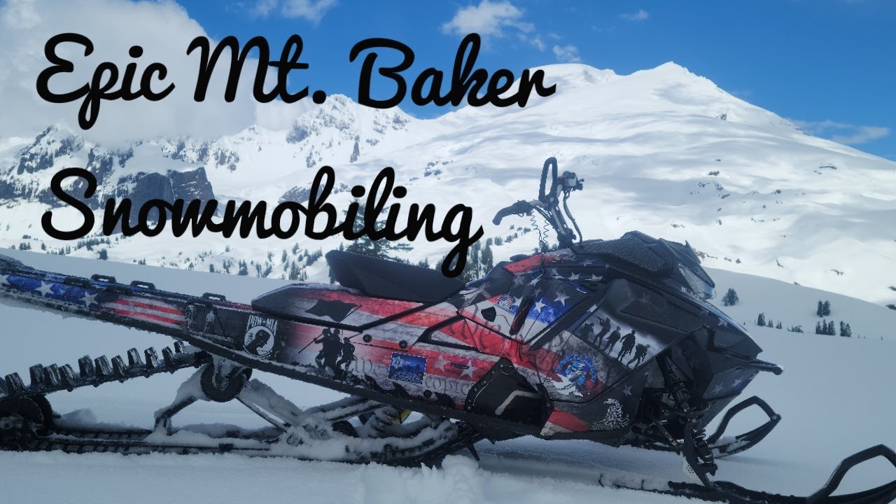 Epic Snowmobiling on Mt. Baker Washington Part 1 - YouTube