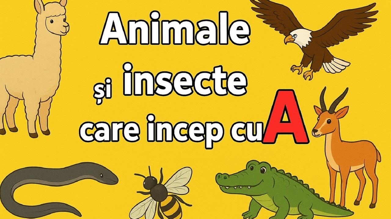 Animale, Păsări și Insecte care încep cu Litera A | Cuvinte pentru ...