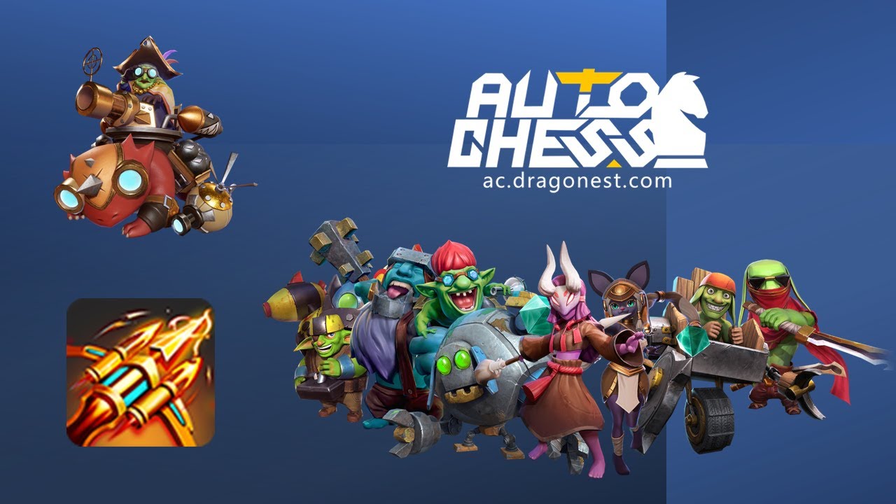 【Auto Chess】- Ranked Game to Knight with Cannon Granny Goblin Mech ...