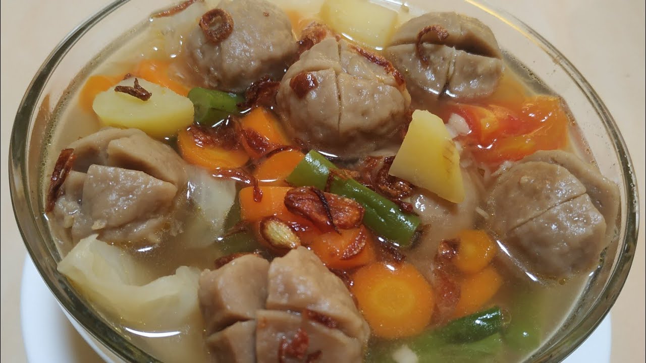 CARA MEMBUAT SOP BASO YANG ENAK DAN GURIH! - YouTube