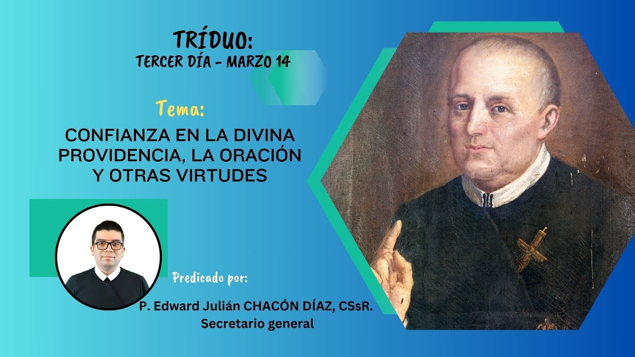 🇪🇸 Triduo Día 3: P. Edward reflexiona sobre “Confianza en Dios, vida de ...