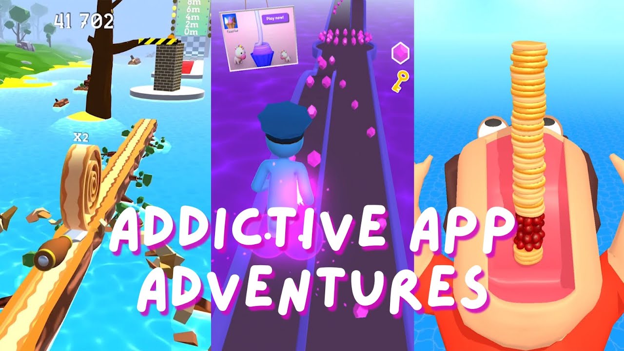 Gameplay, Satisfying Mobile Game, Addictive App Adventures - YouTube