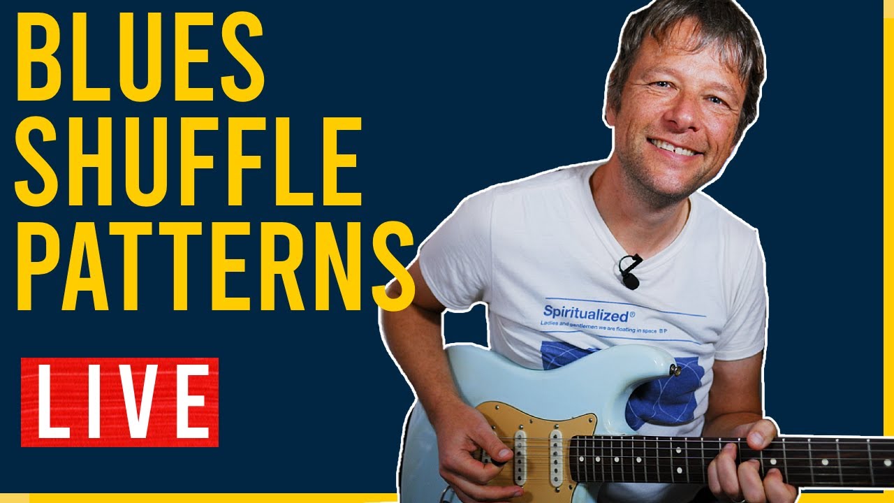 12-Bar Blues Shuffle Patterns: Learn to Play Like a Pro (Live Guitar ...