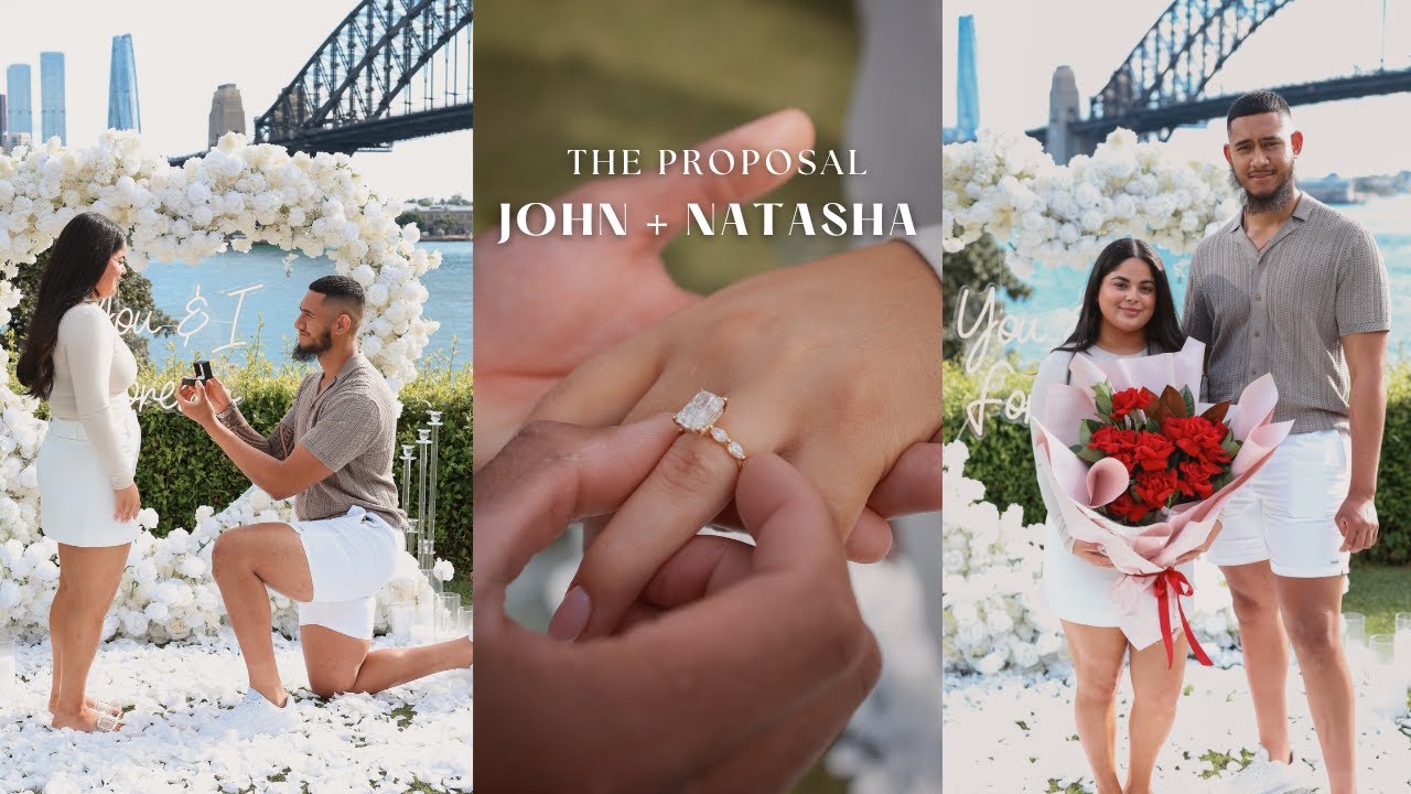 John & Natasha’s Romantic Sydney Harbour Proposal 2024 | "Can't Help ...