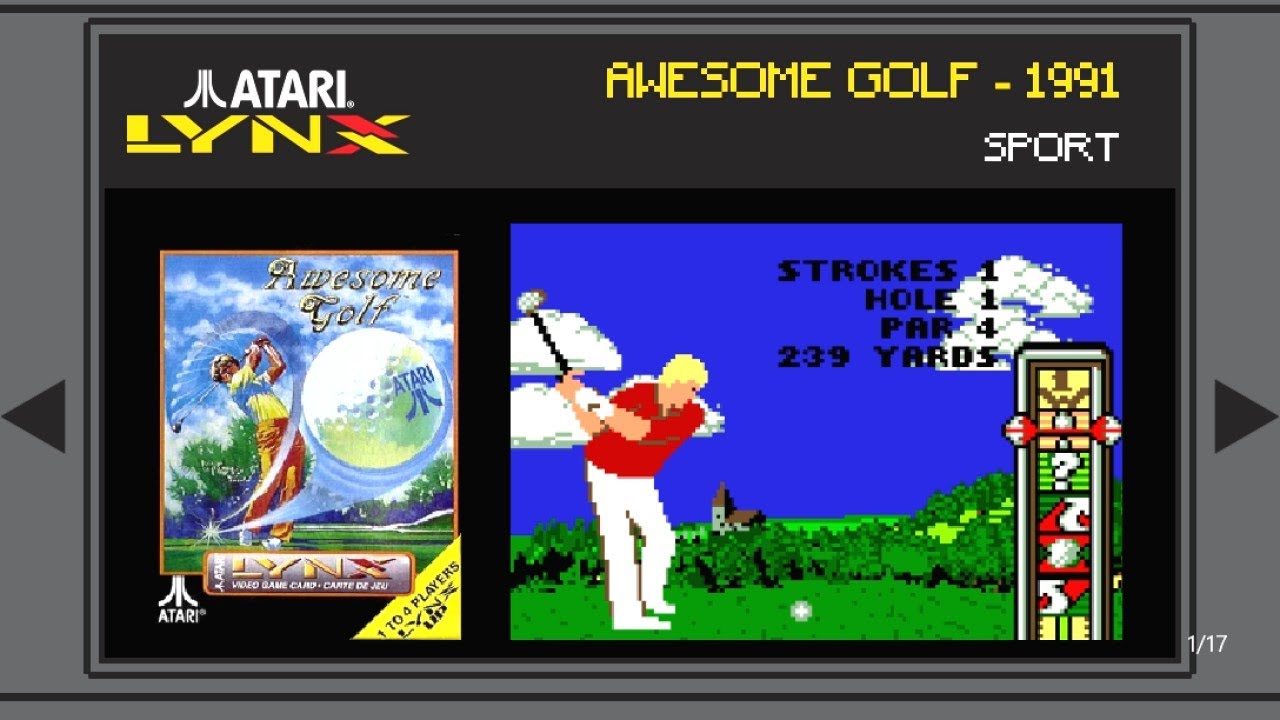Awesome Golf | Atari Lynx Collection 1 | Game 1 of 17 | Evercade ...