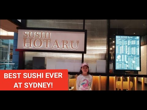Amazing Sushi Hotaru At Sydney CBD - YouTube