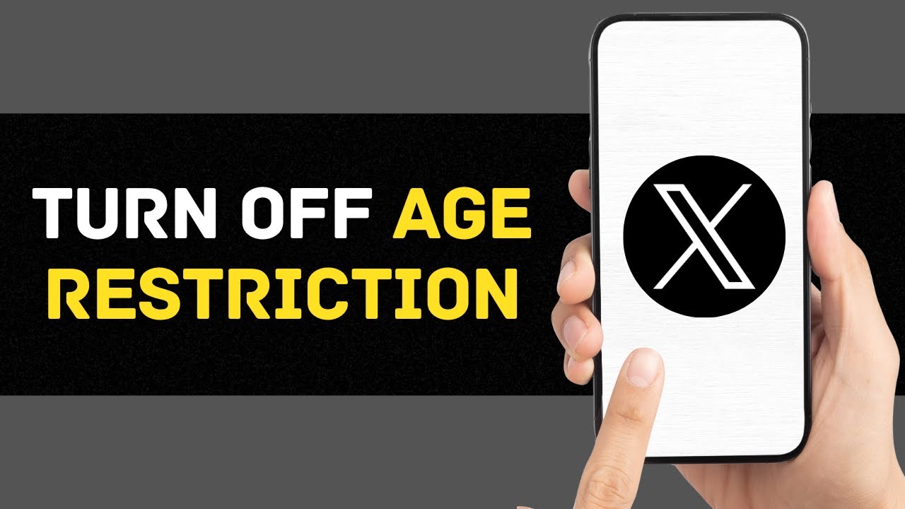 How To Turn Off Age Restriction On Twitter Or X Account (2024 FULL ...