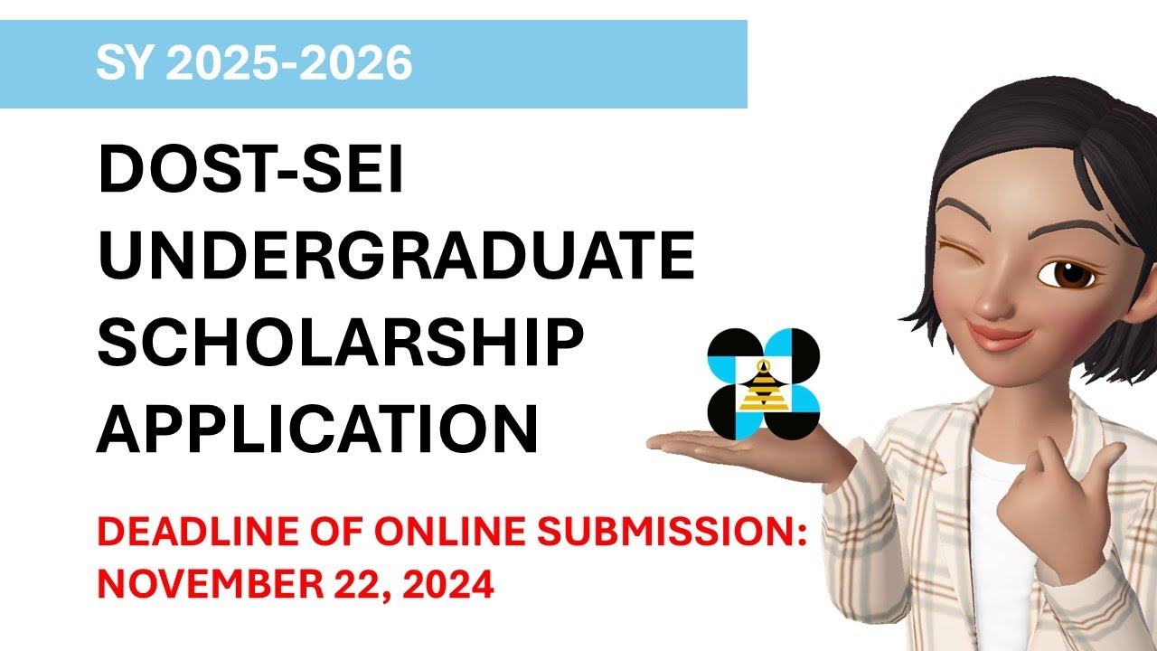 2025-2026 DOST-SEI SCHOLARSHIP APPLICATION - YouTube