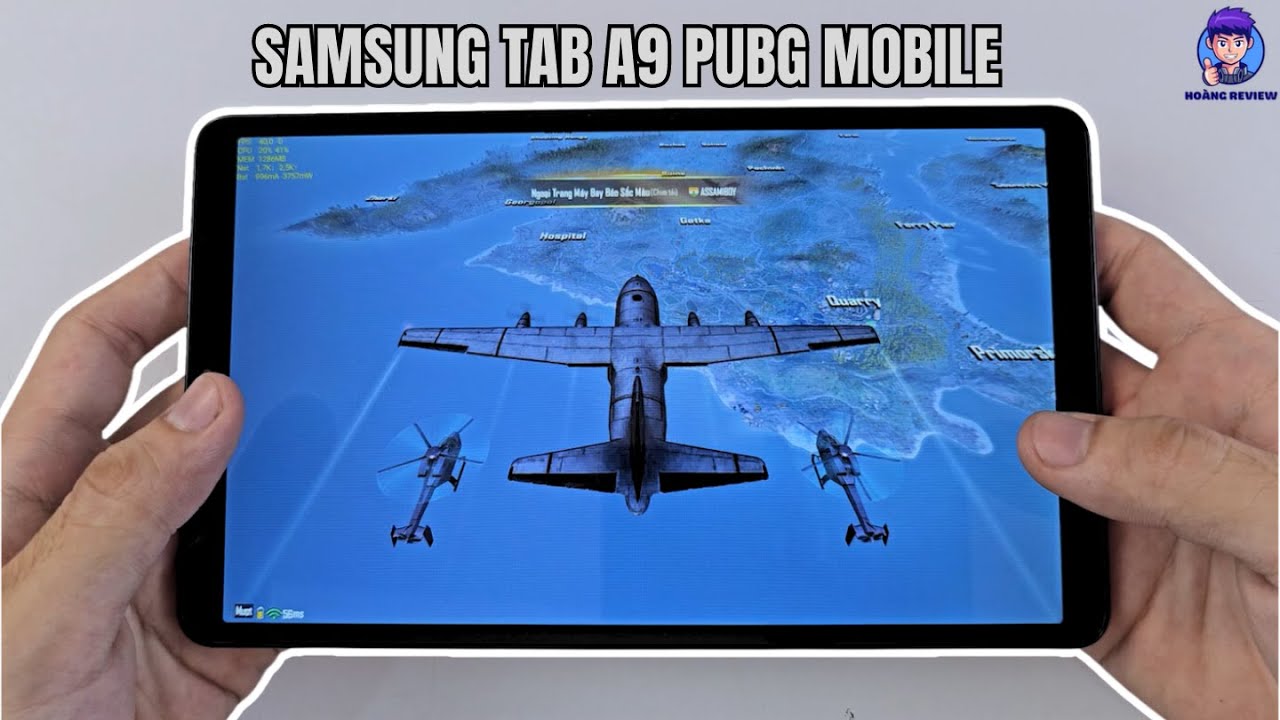 Test game PUBG Mobile trên Samsung Galaxy Tab A9 - YouTube
