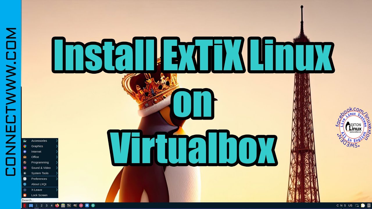 How To Install Extix Linux On Virtualbox Youtube
