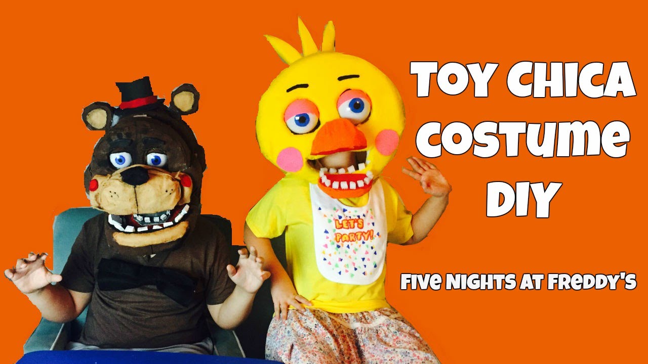 Five Nights at Freddy's: How to make a 'Toy Chica Costume' DIY - YouTube