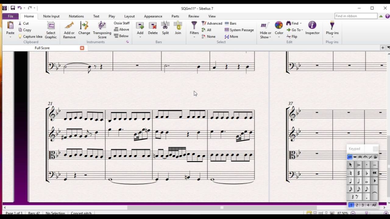Learn to Compose: String Quartet (1) - Movement 1 - Part 6 - YouTube