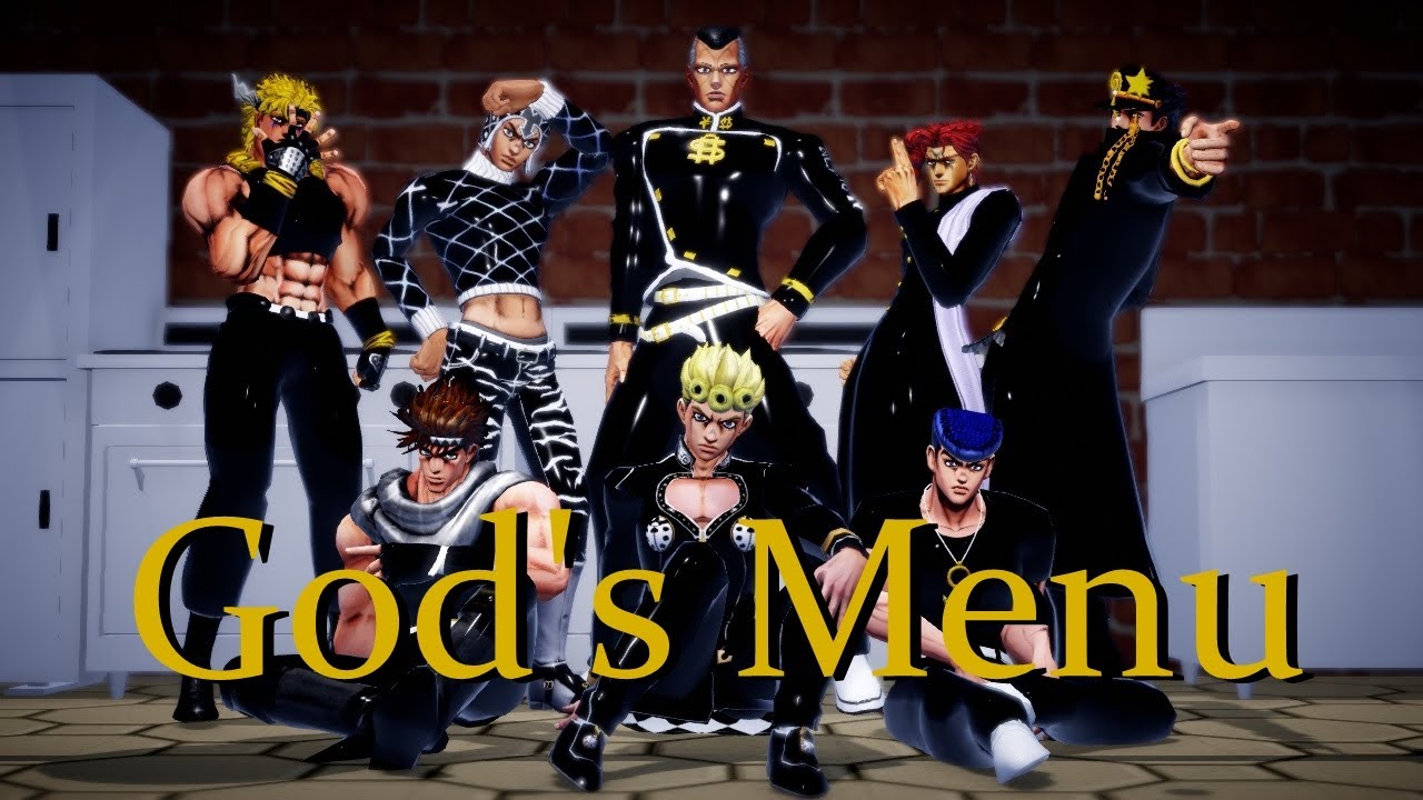 [JOJO MMD] God's Menu M/V - YouTube