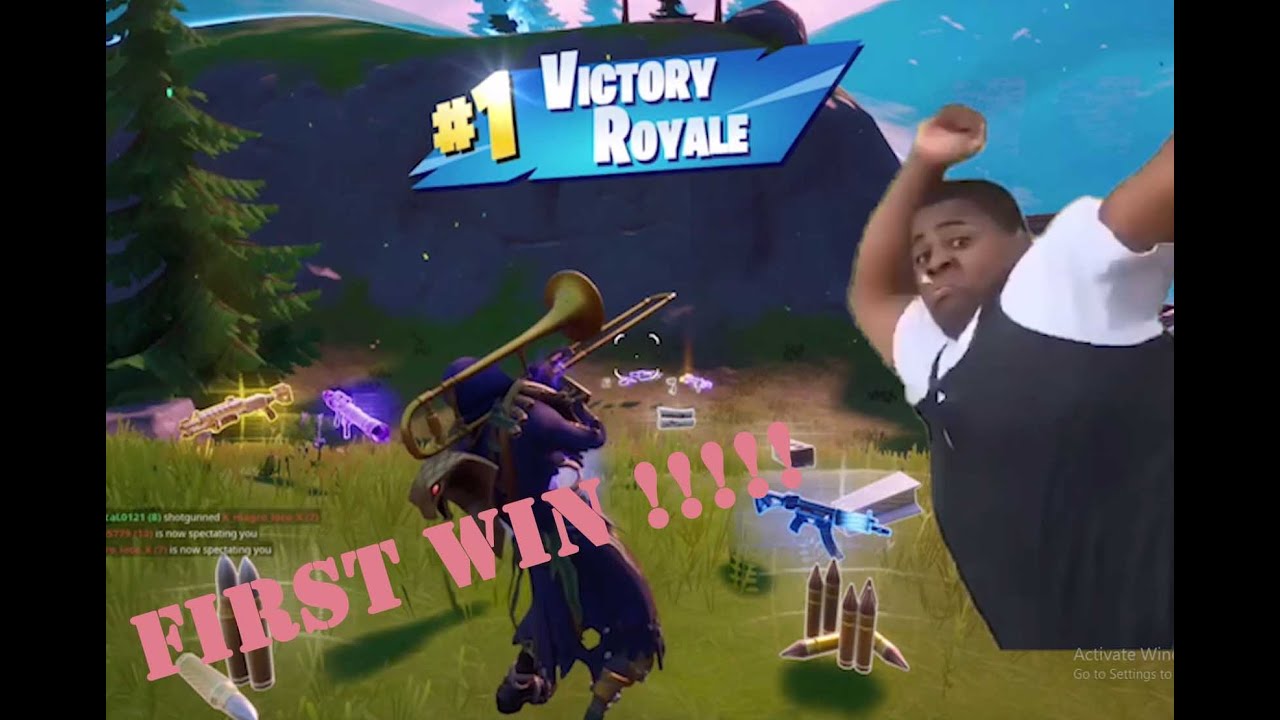 MY FIRST EVER WIN !!!!!(fortnite_solo) - YouTube