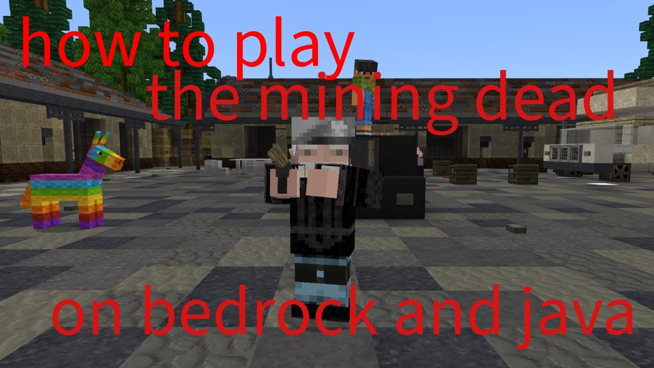 how to play the mining dead on bedrock and java minecraft - YouTube