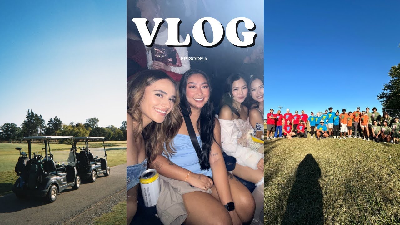 VLOG 4 | BONFIRE, SABRINA CARPENTER, GOLF, & FAMILY FIELD DAY - YouTube