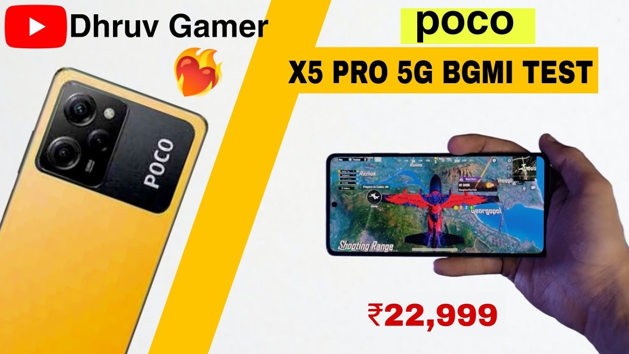 POCO X5 PRO 5G BGMI,PUBG TEST WITH CAMERA TEST || FULL REVIEW 🤯 - YouTube