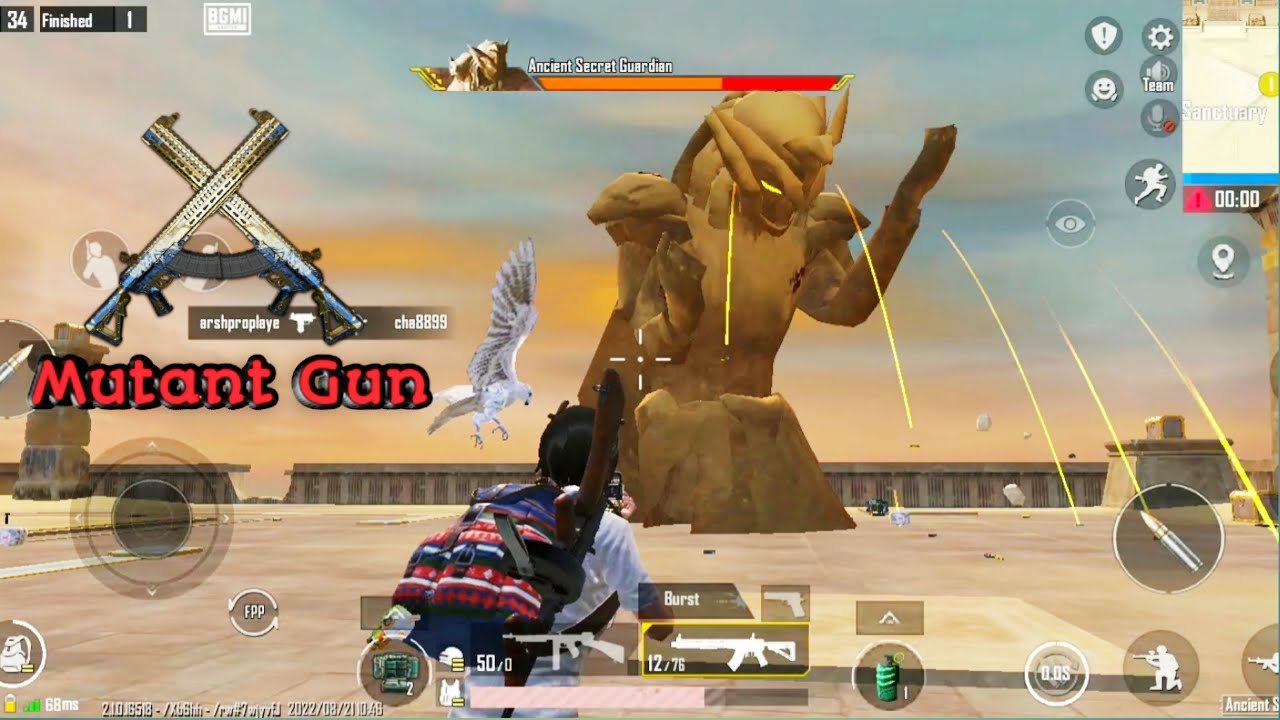 Mutant gun vs pharaoh boss | mutant gun challenge | hard to find this ...