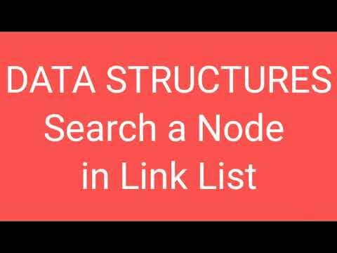 Search a Node in Singly Linked List - YouTube