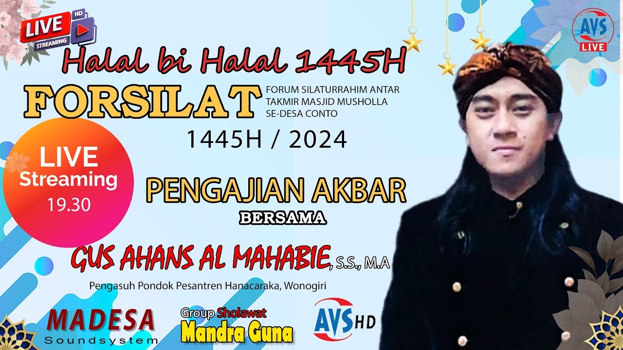 🔴HALAL BI HALAL FORSILAT (TA'MIR DAN PEMERINTAH DESA CONTO) 10 SYAWAL ...