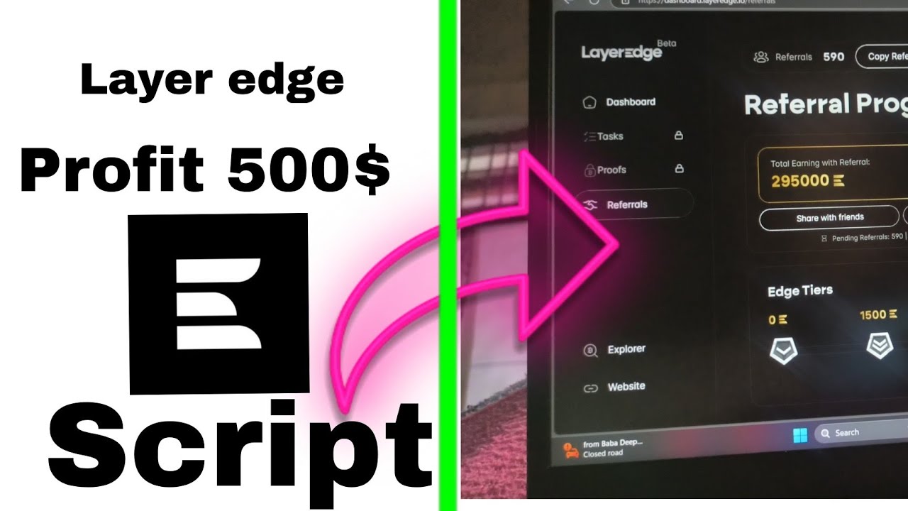 Layer edge|| auto point || script || unlimited point || full automatic - YouTube