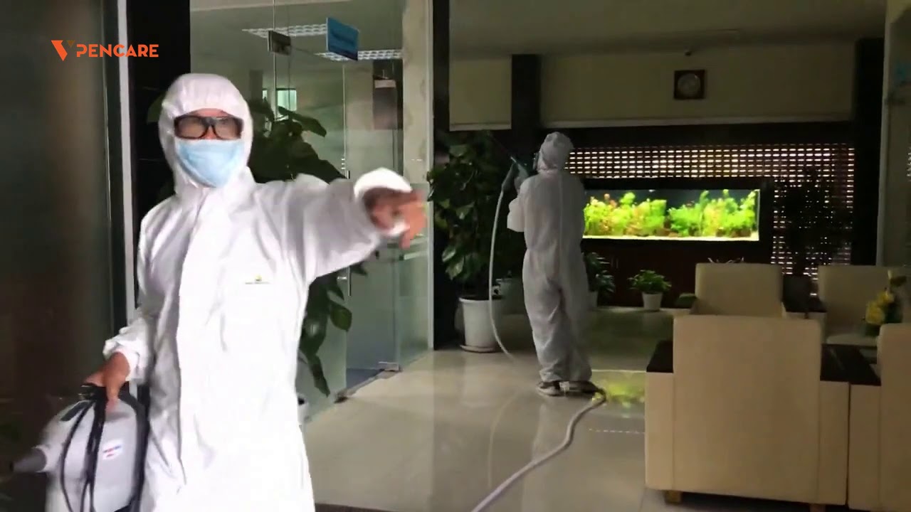 Phun khử trùng - Khử khuẩn - Dịch vụ chất lượng - Pencare.vn - YouTube