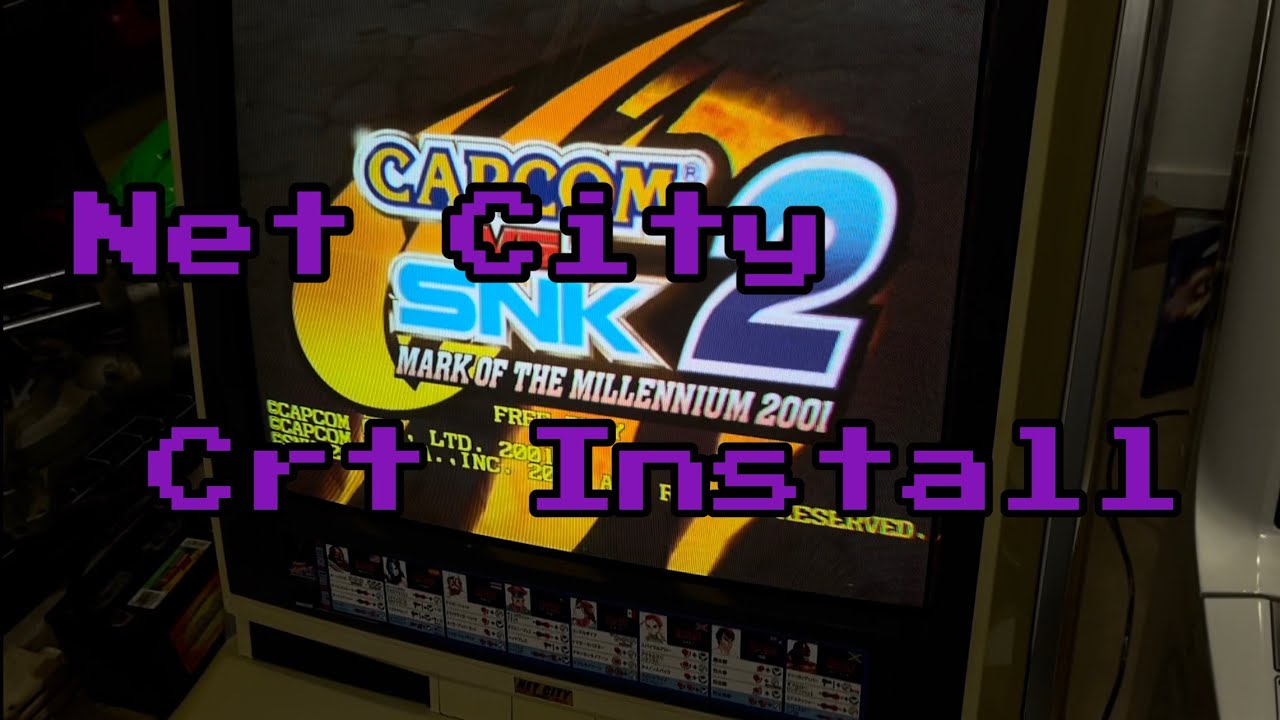 Sega Net City Crt install - YouTube