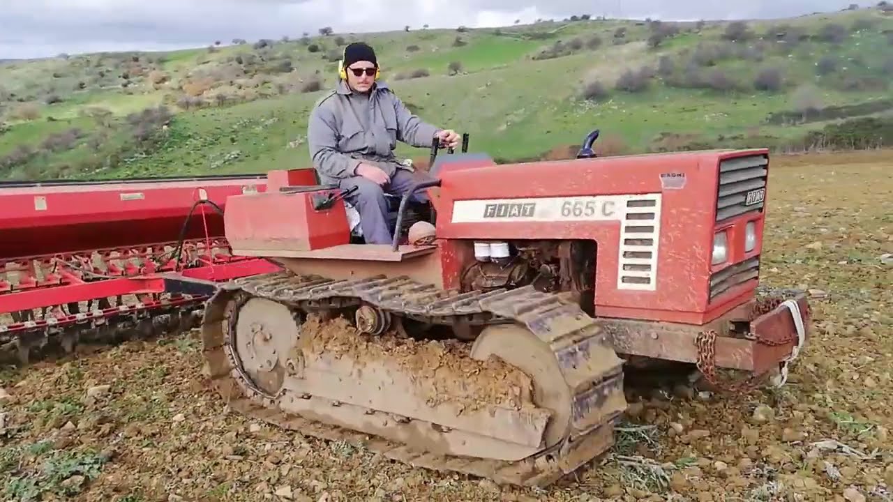 FIAT 665C MONTAGNA - SEMINA ERBAIO - YouTube