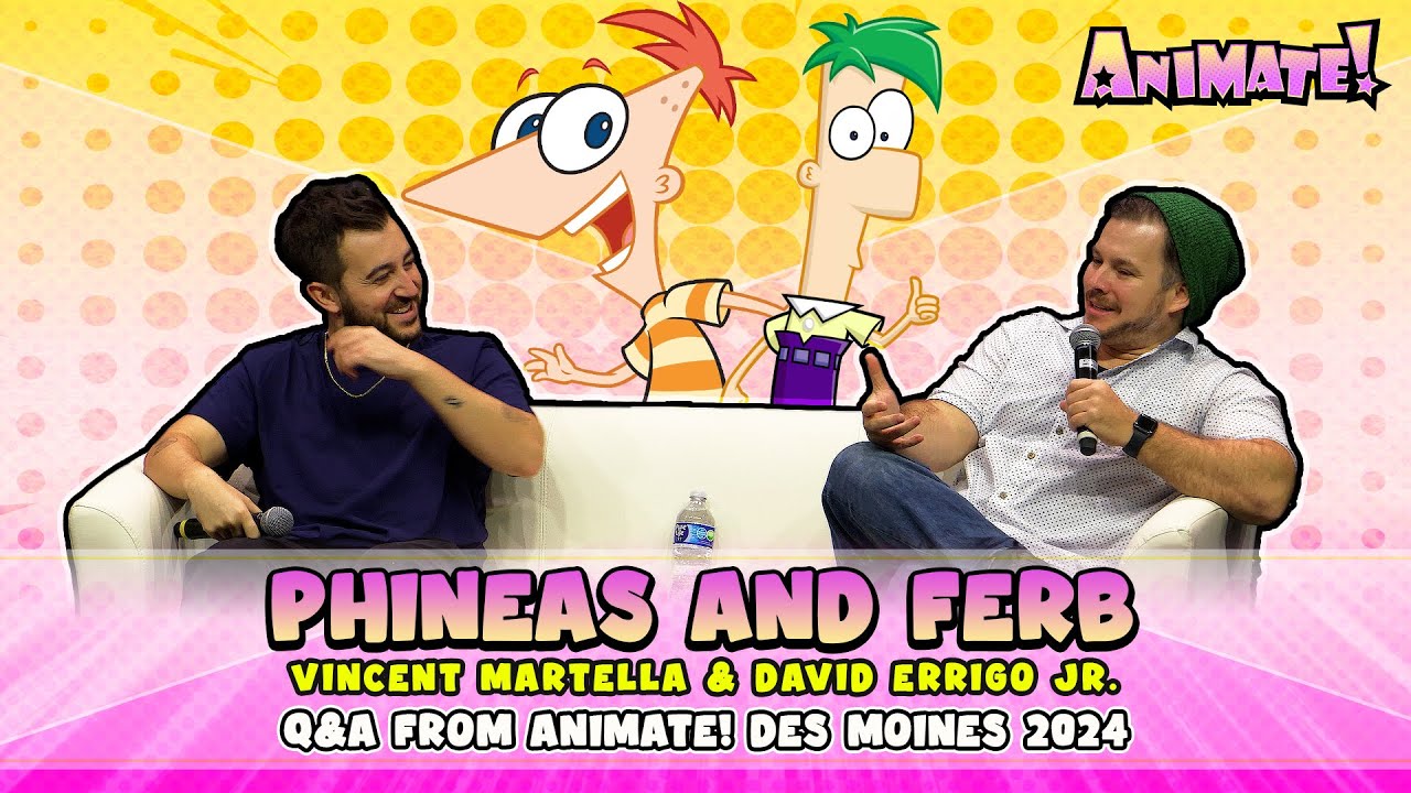 Phineas and Ferb Q&A | Animate! Des Moines 2024 - YouTube