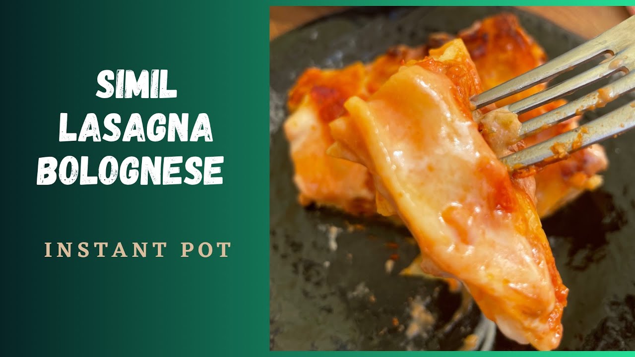 -Instant pot- Simil lasagna alla bolognese facilissima. Easy instant ...