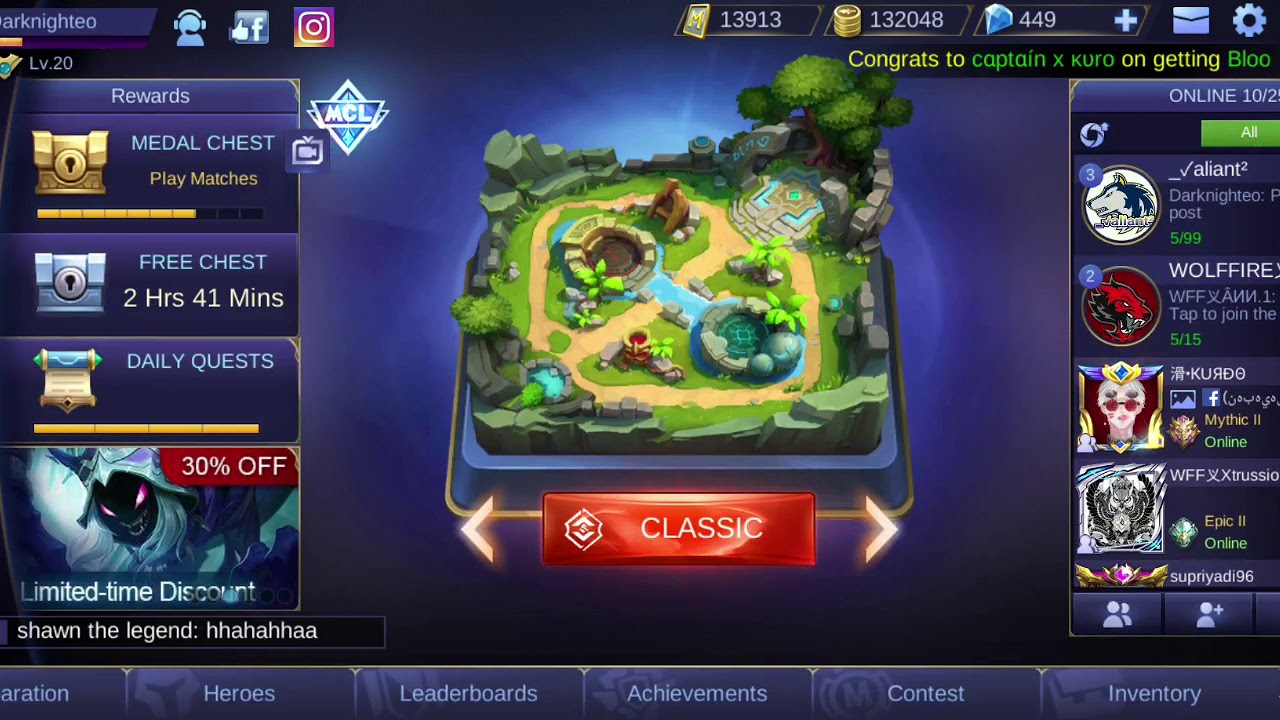 Starlight Selena Skin x Emote x Sacred Statue (Mobile legends Bangbang ...