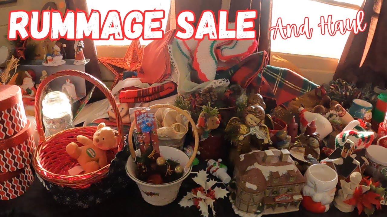 I Filled A Bag For $22 At This Rummage Sale! - YouTube