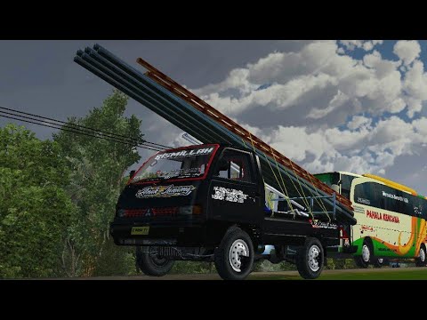 MOD BUSSID TERBARU!!SHARE LIVERY PICK UP MUATAN GAYOR - YouTube