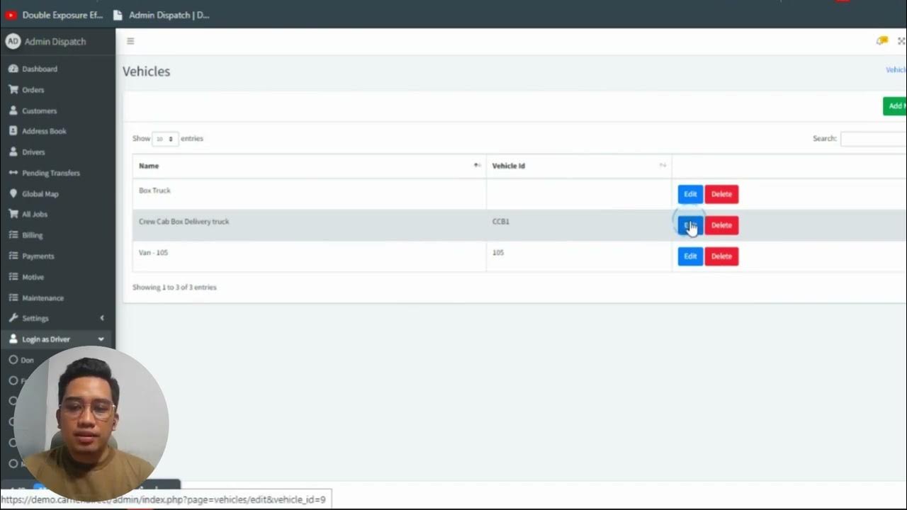 Vehicles Setup & manage - Carrier Direct Transportation Management Dispatch Tutorial - YouTube