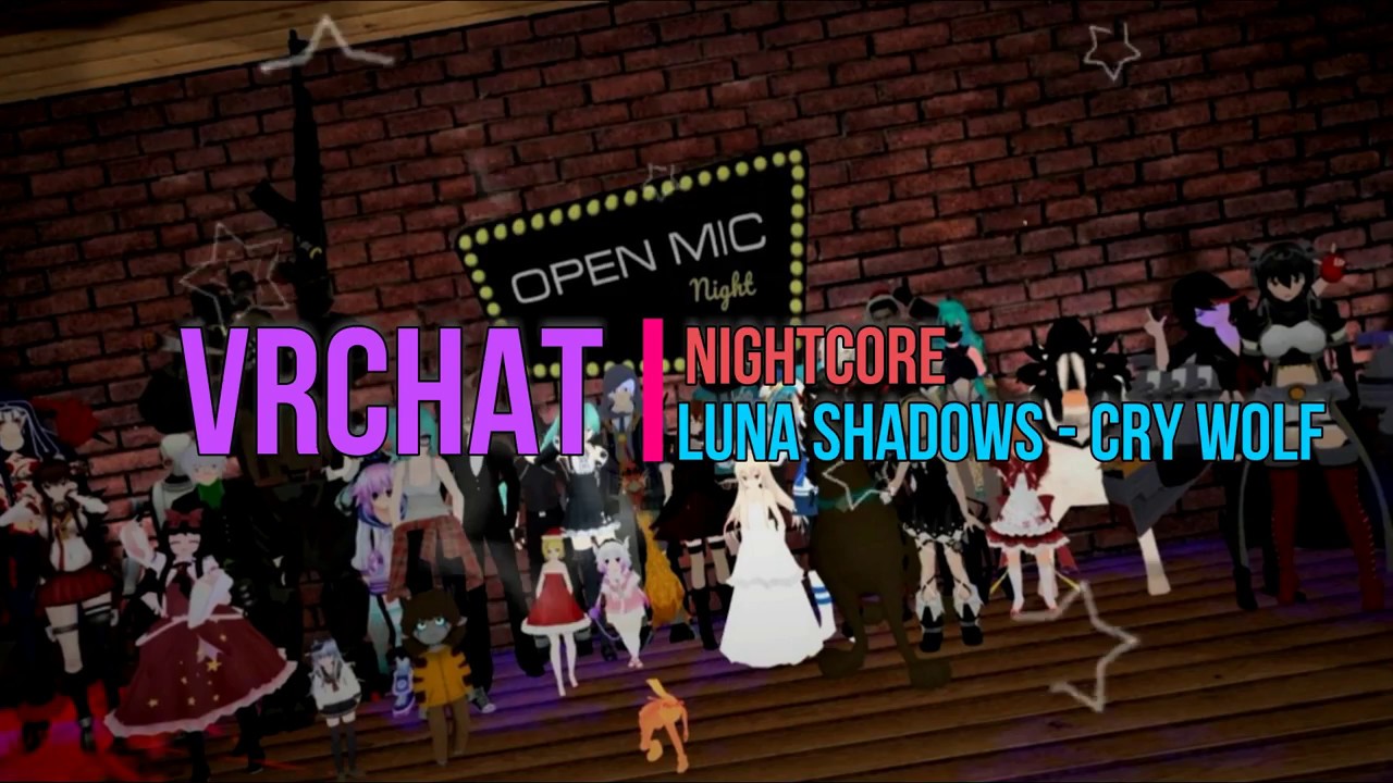 VRChat Nightcore - cry wolf - YouTube