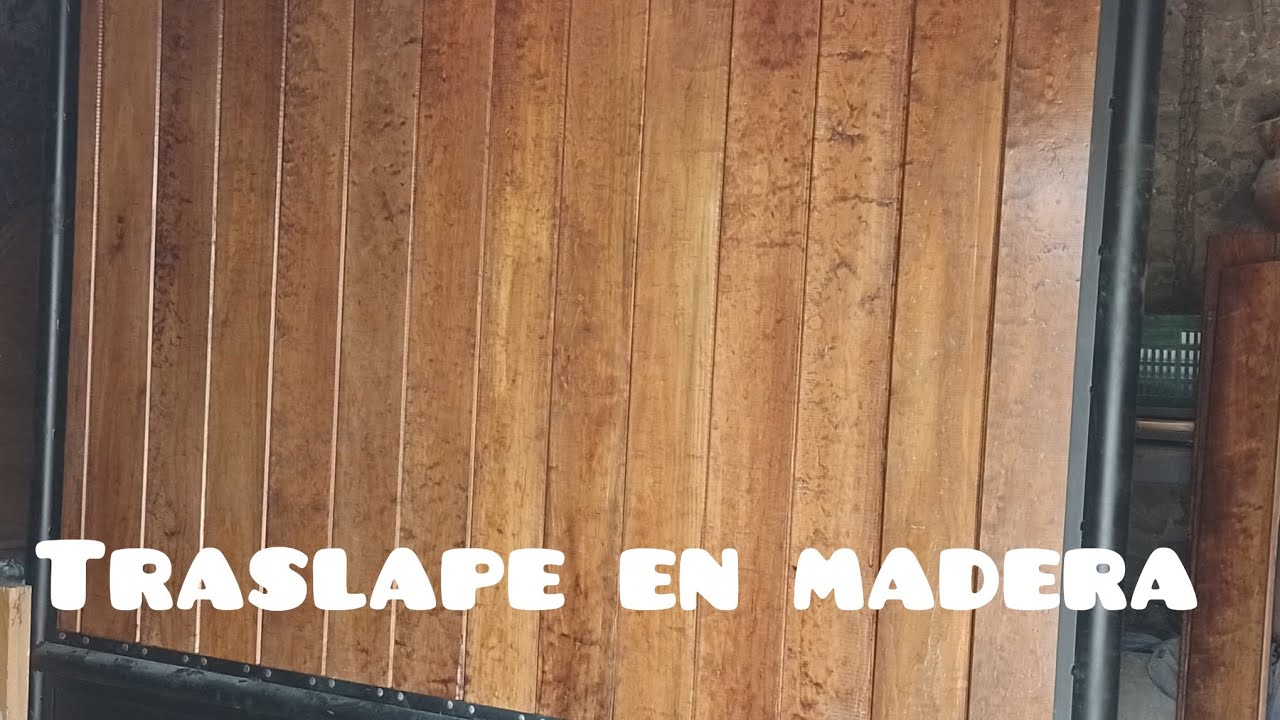 Cómo hacer un raslape en madera - YouTube