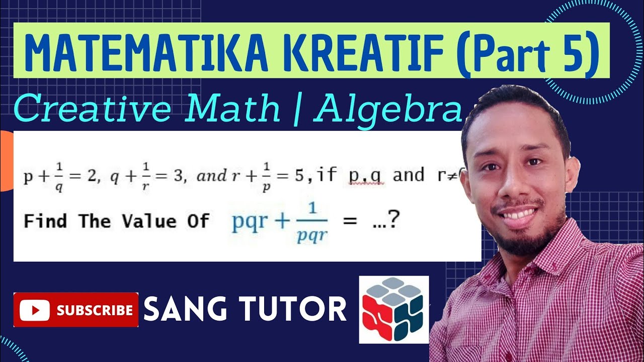 CREATIVE MATH -Part 5 | Solving Mathematic Olympiad Problem | Fast Math ...