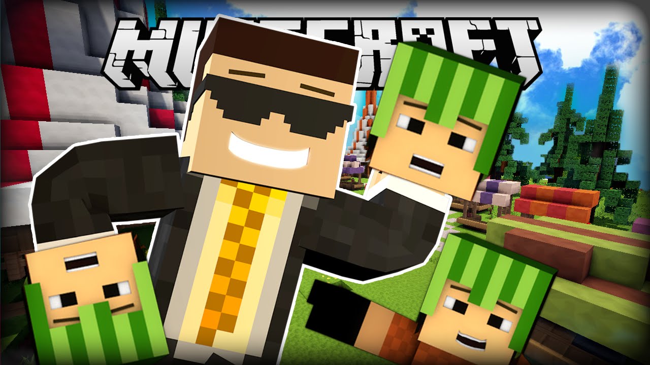 MINECRAFT? NO WAY! GOING TO THE AMAZING MINIGAMEPALOOZA PARK W/. GHOST ...