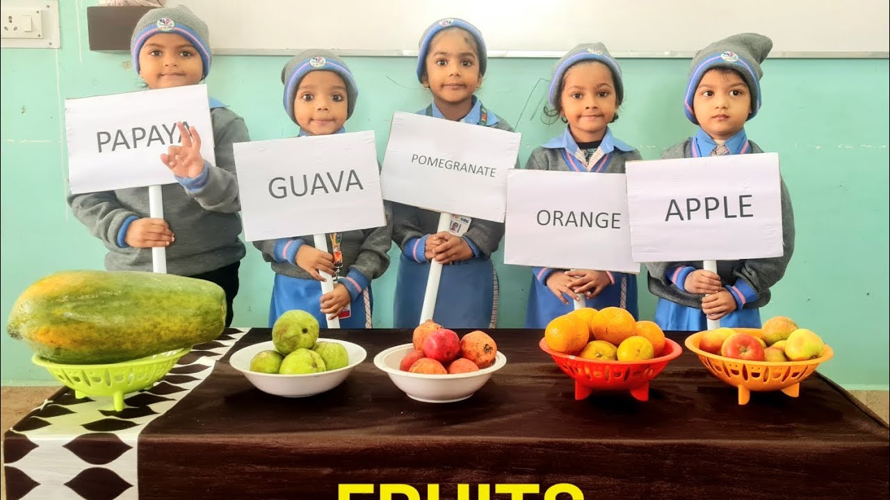 Fruits Recognition Session| Nursery #activity #nurseryactivities # ...