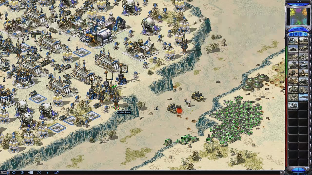 EP.349 : Red Alert 2 : Allied 2 vs 4 Yuri's [Ice Age Map] Extra Hard ...