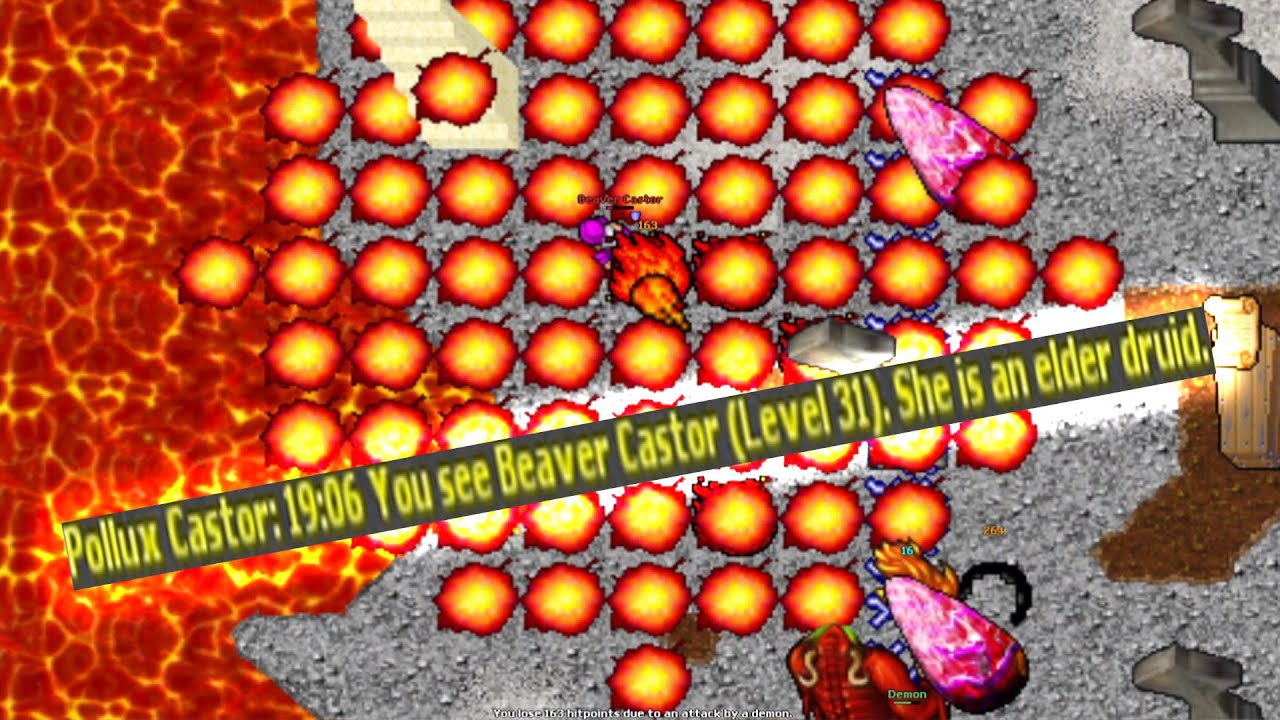 (EXP) 31 ED Solo Demon! Red HP Alert! (Refugia 2006 - RL Tibia 7.6 ...