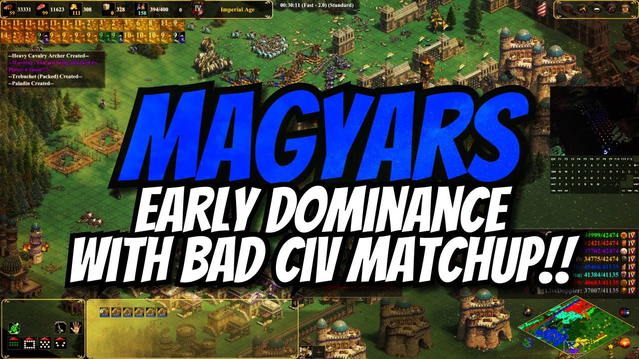 MAGYARS - Fast Boom (7 MIN MAX POP) into CAVALRY/SIEGE - DESCRIPTION ...