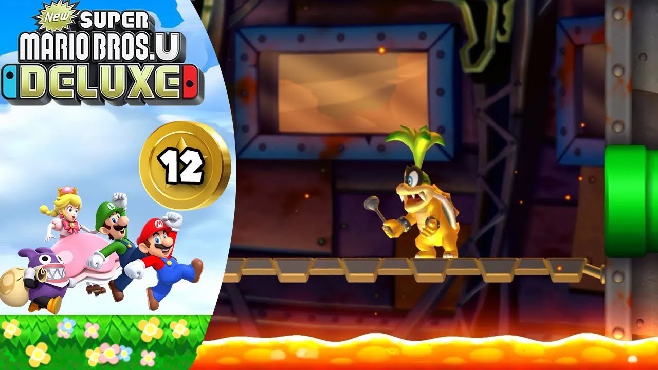 Boss: Iggy Koopa - New Super Mario Bros U Deluxe - Ep12 - YouTube