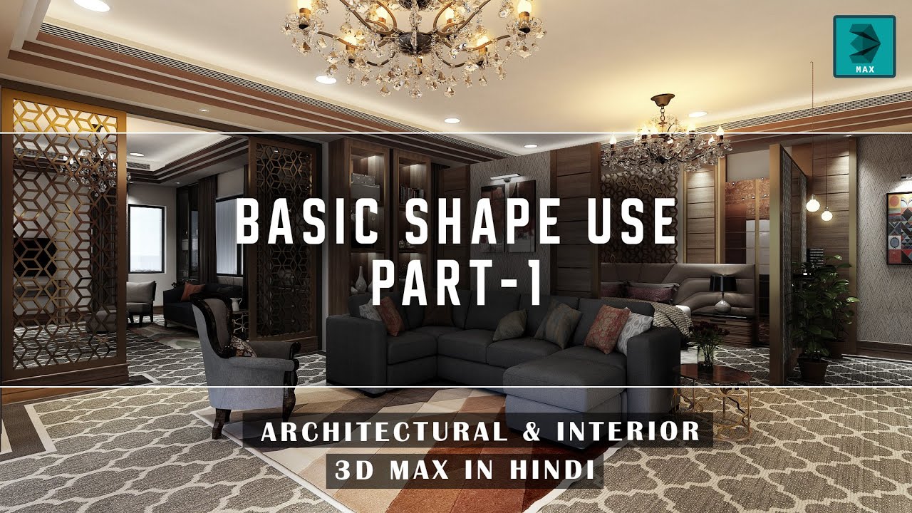 3d Max Basic shape use - YouTube