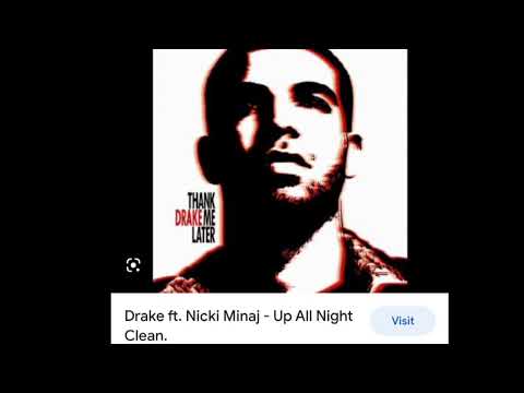 drake - up all night (ft nicki minaj) (clean version) - YouTube