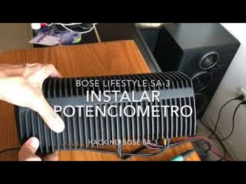BOSE Lifestyle SA-3 con potenciometro - YouTube