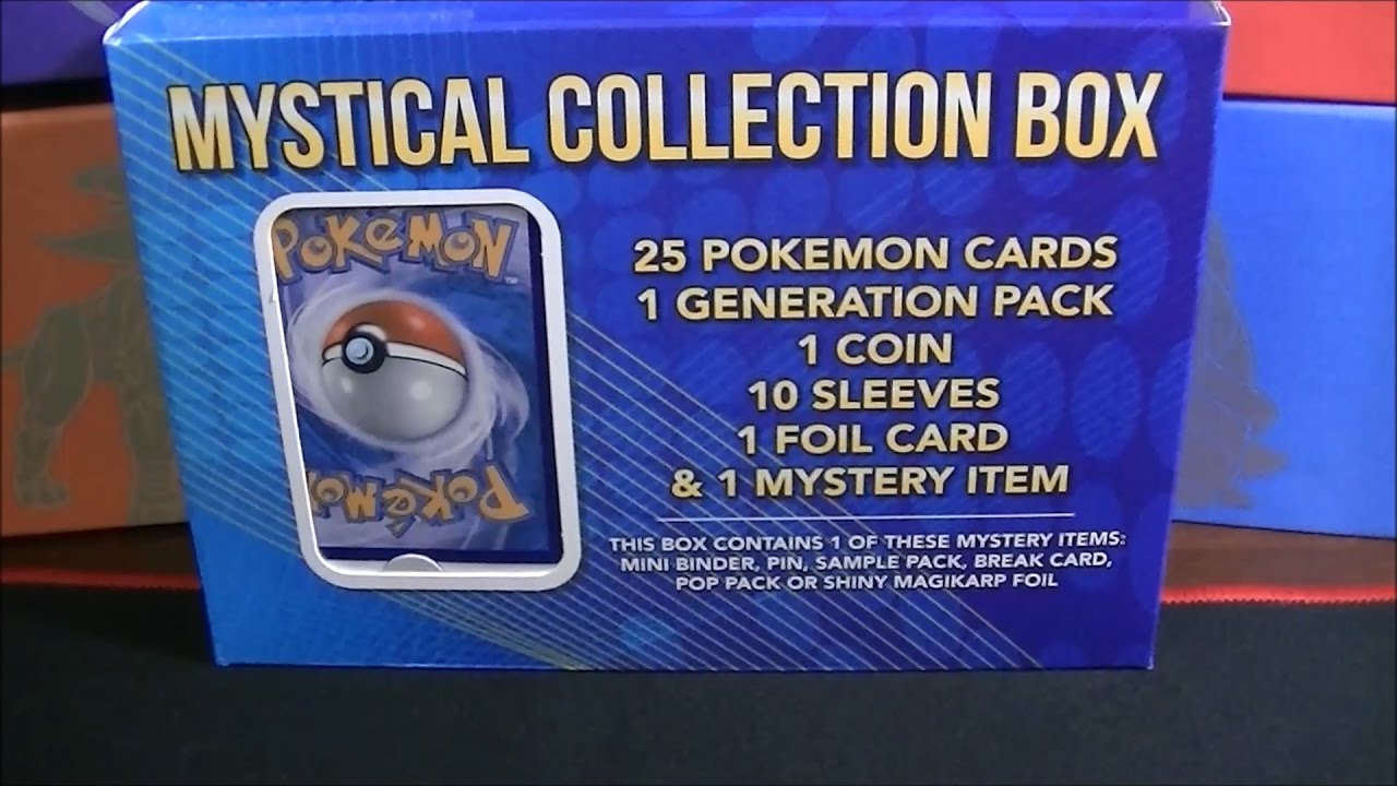 Opening Two Pokemon Mystical Collection Boxes - YouTube