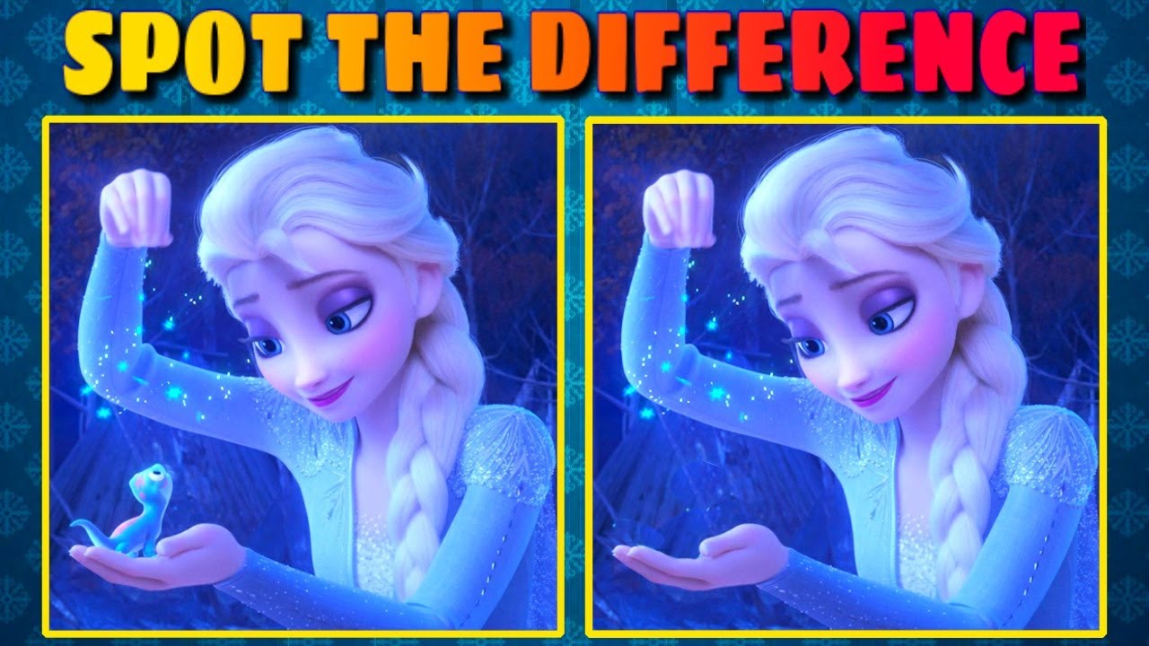🔍Spot The Difference | FROZEN | Picture Puzzle Challenge |TRY TO FIND🔍 ...